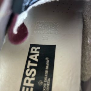Golden Goose | Shoes | Nwot Golden Goose Maroon And Red With Black Star ...